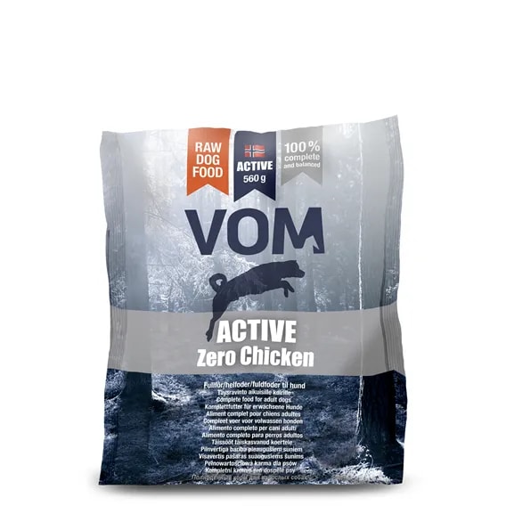 Vom ACTIVE fullfôr ZERO Chicken Pose 560gram | Jakt & Villmark AS